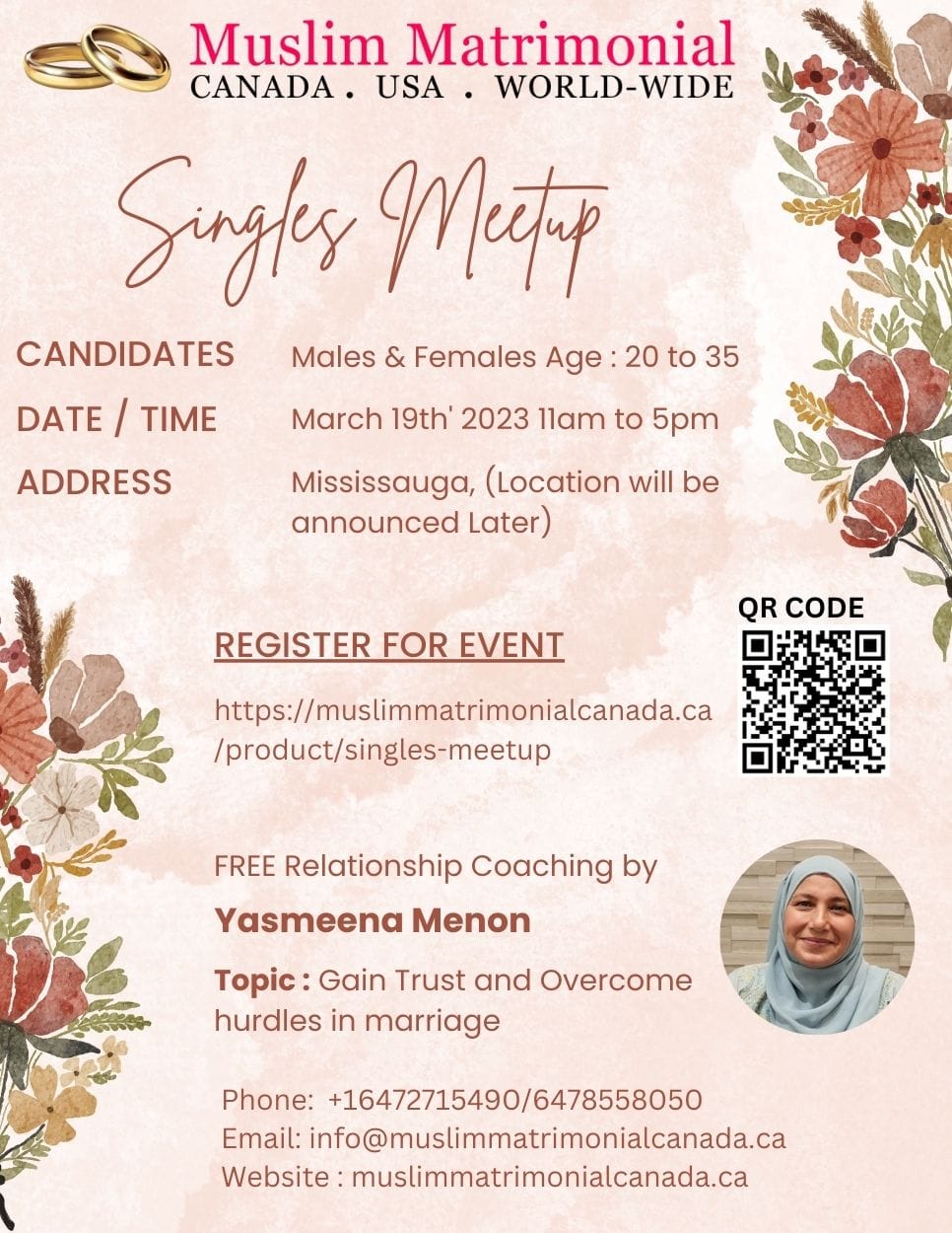 Singles MeetUp – Muslim Matrimonial
